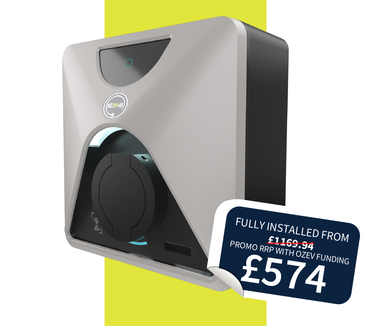 Stevie Recessed & Surface Mounted EV & Electric Car Chargers